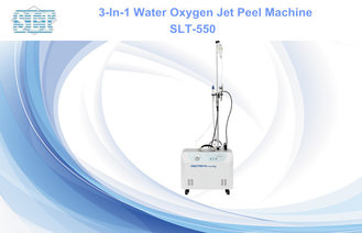 China Portable Skin Whitening Oxygen Jet Peel Machine with Oxygen Spray / Injection Handle supplier