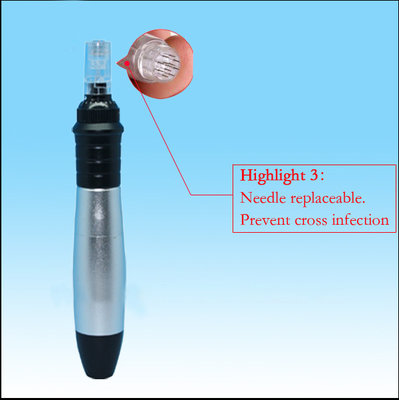 Stainless Steel Needle Wrinkle Removal Dermapen Microneedle Therapy supplier