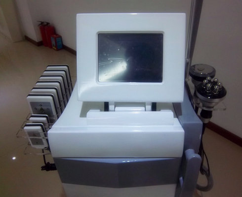 Ultrasonic Cavitation RF Cryolipolysis Slimming Machine , Lipo Laser Fat Removal Equipment supplier
