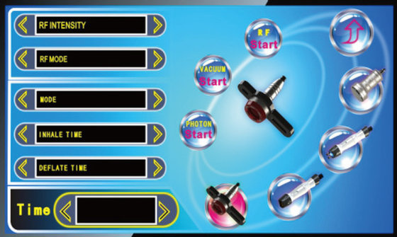 Phototherapy RF Vacuum Slimming Machine For Body Contouring , 40Khz Ultrasonic Cavitation RF supplier