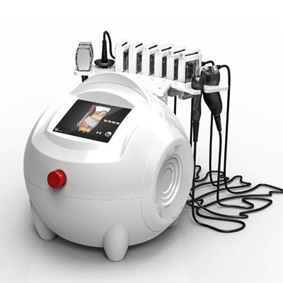 Red Diode Lipo Laser Slimming Machine / Ultrasonic Cavitation RF Fat Removal Beauty Machine supplier