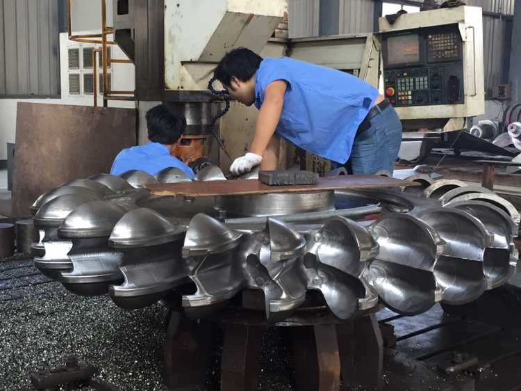 Foshan Xin Yi Hydropower Equipment Co.,Ltd  factory production line