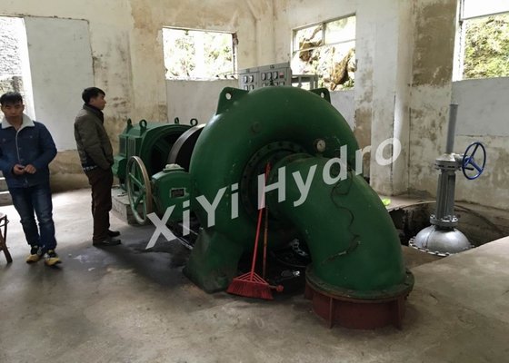 630kw Hydro Power Turbine / Water Wheel 25m To 110m Water Head