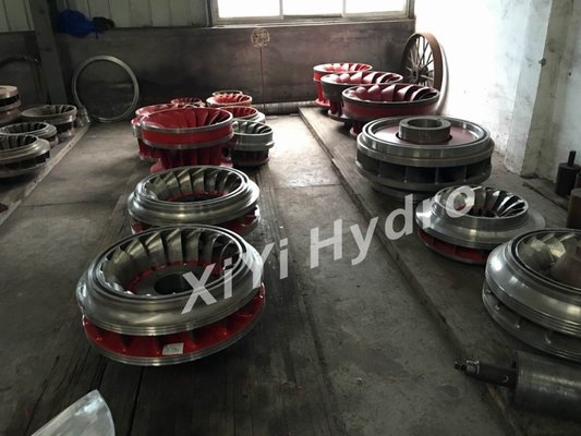 500kw Horizontal Francis Turbine Small Water Turbine With High Head