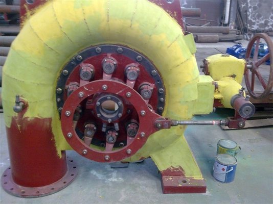 Horizotal Shaft Francis Hydro Turbine / 500KW Francis Hydro Power Plant for renewable energy