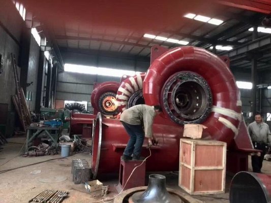 320KW Francis Turbine Generator For Hydro Power / Small Water Turbine Generator Unit