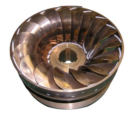 160KW - 800KW Hydro Power Plant Francis Turbine Generator / Vertical Francis Turbine