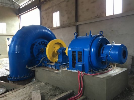 High Speed Micro Francis Hydro Turbine , 400V Or 6300V Water Turbine Generator