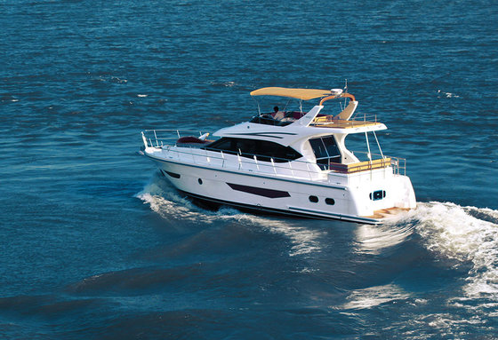 6kw Generator 55 Feet Sport Motor Yachts With Fiberglass And Alloy Material