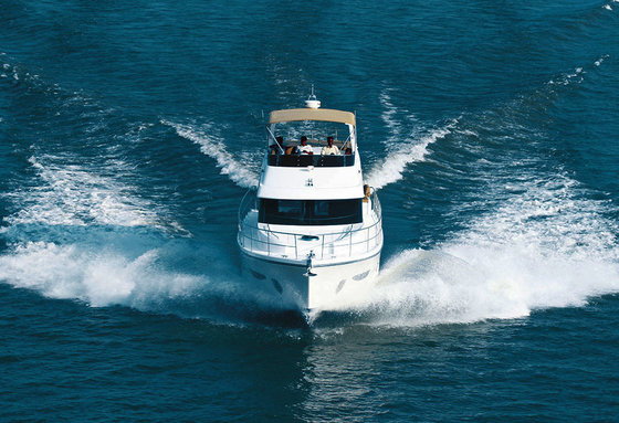 6kw Generator 55 Feet Sport Motor Yachts With Fiberglass And Alloy Material
