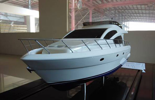 1000 Liter Fuel 45 Feet Sport Motor Yachts With High Class Interior Decoration