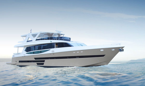Water Tank  476 Gallen 95 Feet Sport Motor Yachts Outboard Engine Type