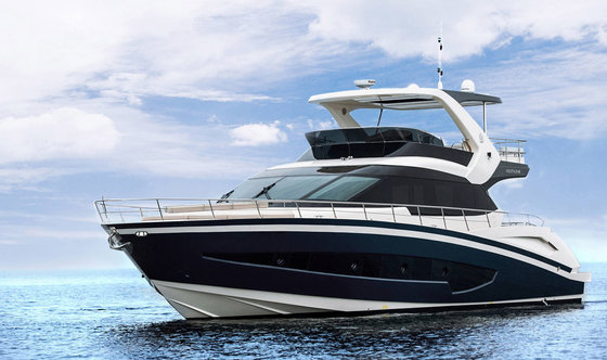 Sport Motor 68 Foot Yacht With Inboard Engines 94137 Pound Displacement