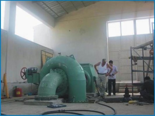 Power Plant Francis Hydro Turbine 320KW Micro Water Turbine Generator Long Lifespan
