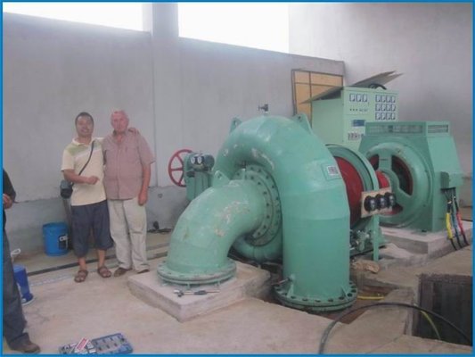 Power Plant Francis Hydro Turbine 320KW Micro Water Turbine Generator Long Lifespan