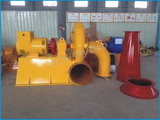 125KW To 500KW Francis Hydro Turbine 25 Meter Water Head / Small Hydro Turbine
