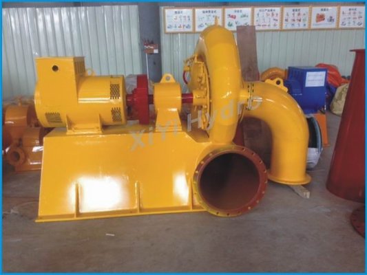 125KW To 500KW Francis Hydro Turbine 25 Meter Water Head / Small Hydro Turbine