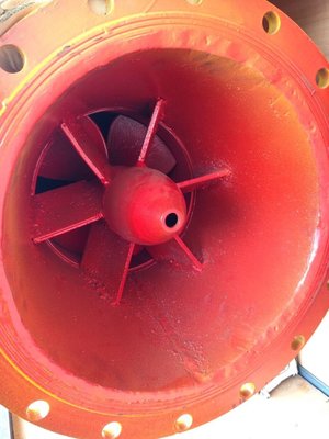 20KW to75KW Yellow Horizontal Micro Hydro Turbine for Small Hydro Power Plant