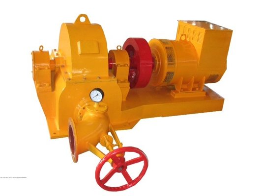 55KW Horizontal Micro Hydro Pelton Turbine Generator Unit for Electricity