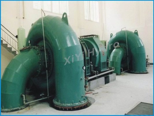 320KW Horizotal Francis HydroTurbine Generators for Hydro Power Station 12.5M - 31M Head
