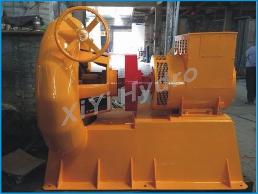 Professional Small Hydro Turbines 75KW Horizontal Francis Water Turbine for Hotel