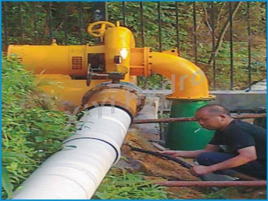 Professional Small Hydro Turbines 75KW Horizontal Francis Water Turbine for Hotel