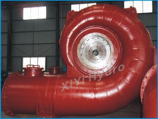 2000KW Small  Francis Turbine for Hydro Power Plant , Horizontal or Vertical Type