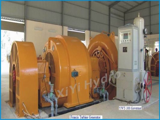 2000KW Small  Francis Turbine for Hydro Power Plant , Horizontal or Vertical Type