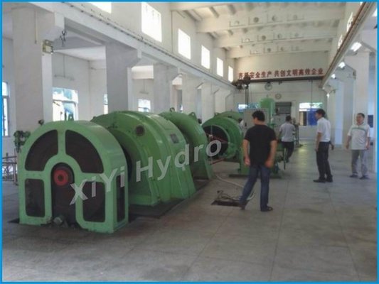 2000KW Small  Francis Turbine for Hydro Power Plant , Horizontal or Vertical Type