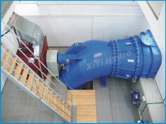 200KW Pico Tubular Turbine Generator / Small Hydro Power Plant Generation Machine