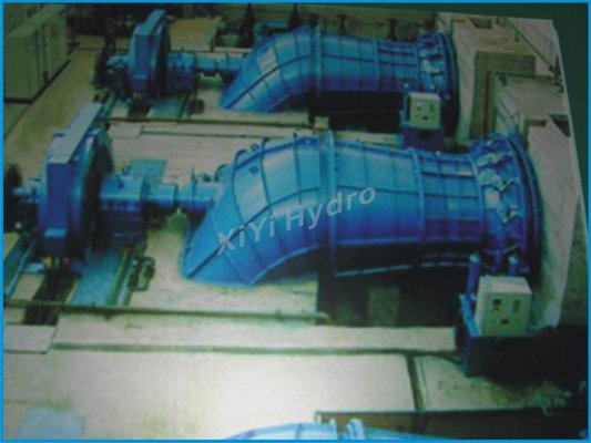 Horizontal Low Head Tubular Turbine Generator , Water Turbine Electric Generator for Electricity