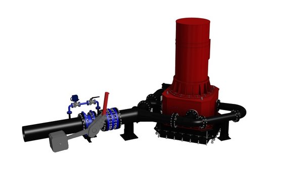 Residential Pelton Water Turbine / Horizontal Pelton Turbine Power Generation Machine