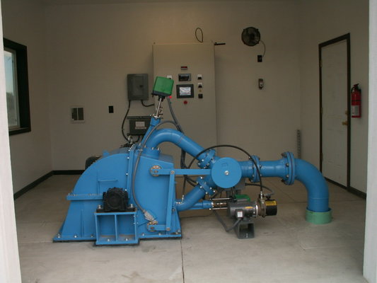 Residential Pelton Water Turbine / Horizontal Pelton Turbine Power Generation Machine