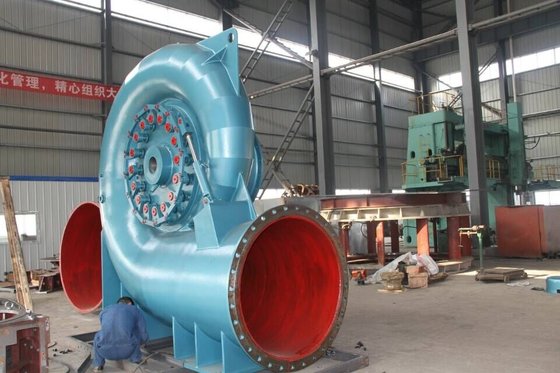 125KW Horizontal Micro Hydro Power Turbine Generator / Water Turbine Electric Generators