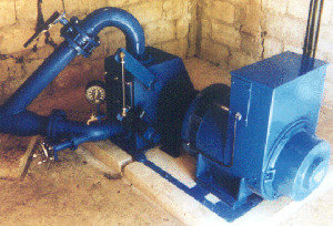 Portable Mini Water Turbine Generator 30KW Small Hydro Turbine Generator Machinery
