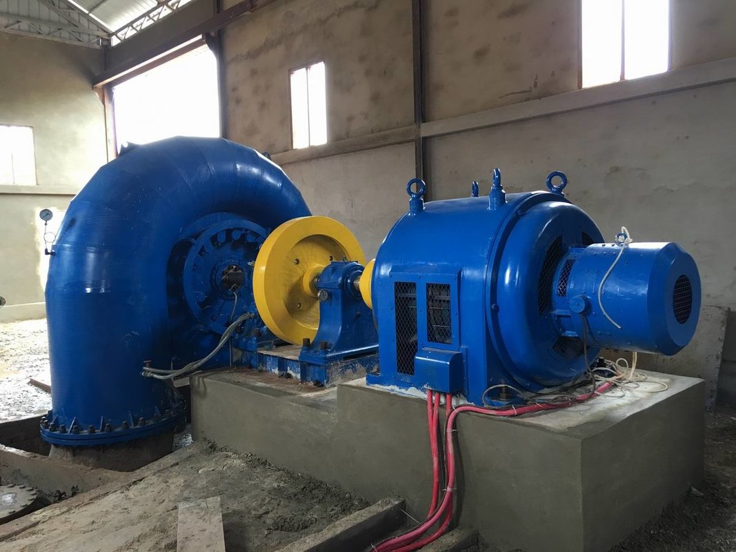High Speed Micro Francis Hydro Turbine , 400V Or 6300V Water Turbine Generator