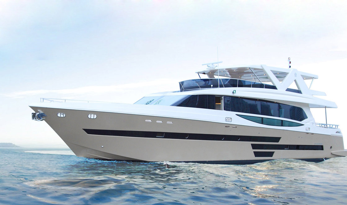 Water Tank  476 Gallen 95 Feet Sport Motor Yachts Outboard Engine Type