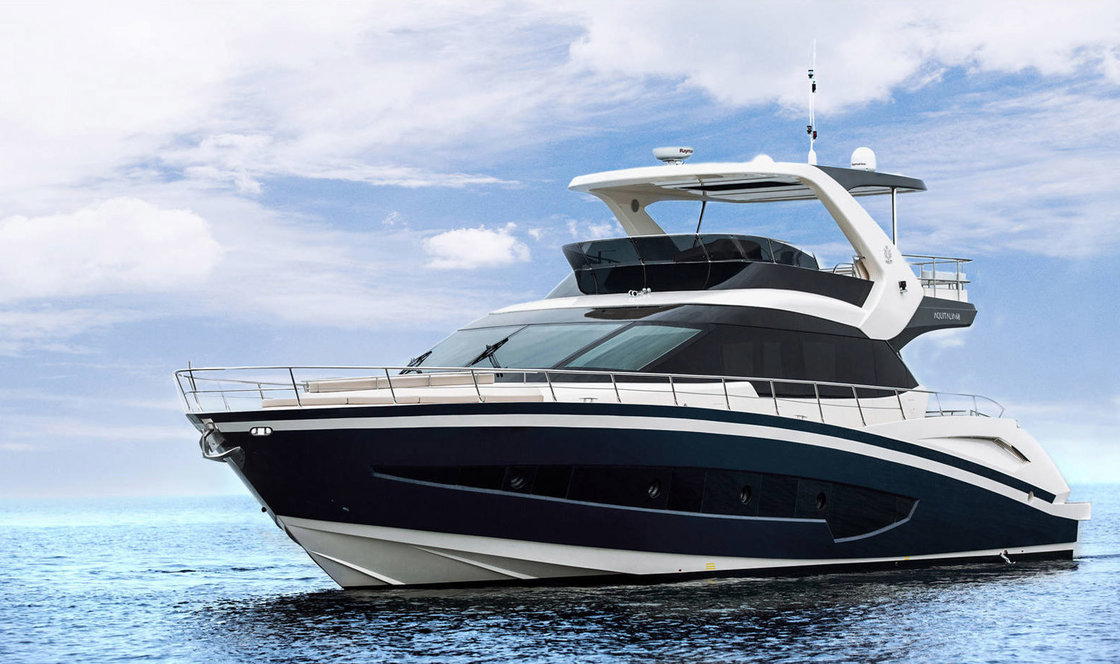 Sport Motor 68 Foot Yacht With Inboard Engines 94137 Pound Displacement