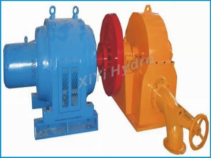 125KW to 500KW Pelton Water Turbine High Efficiency Small Hydro Turbines Long Lifespan