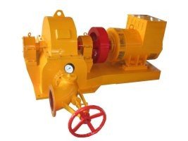 Mini Pelton Hydro Turbine  Generator / Micro Water Power Turbine with 90M - 600M Water Head