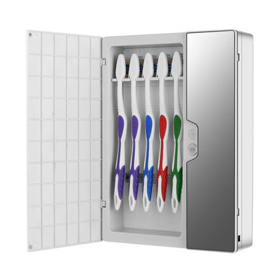 White 5V 99.99% Ultraviolet Toothbrush Sanitizer