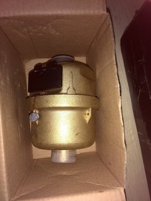Rotary Piston Liquid Sealed Volumetric Water Meter High Accuracy Class C 15mm