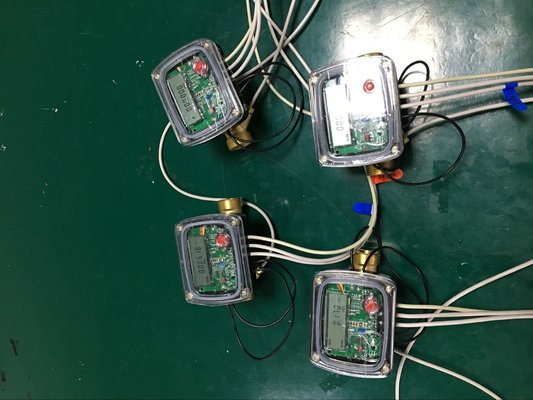 DN20mm Brass Body Ultrasonic Digital Water Meter With M - BUS AMR System