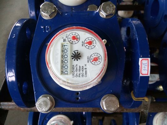 100 Mm Removable Element Bulk Water Meter For Cold / Hot Water Magnet Drive