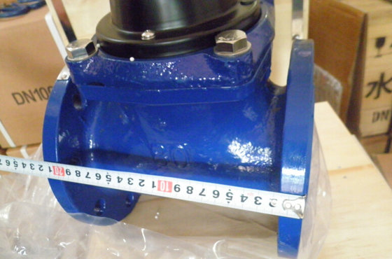 80 mm Industrial Mechanical Woltman Water Meter With Cast Iron Magnetic Detachable