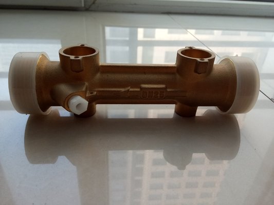 Brass Meter Body For Household Ultrasonic Heat Meter DN15 - DN40