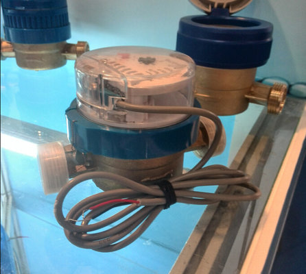 Single Jet Remote Read Water Meter , AMR Water Meter Magnetic Shield ISO 4064