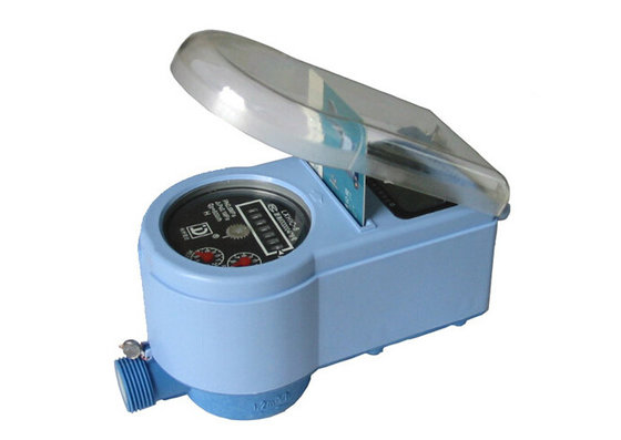 Brass Body IC Card Prepaid Water Meter With Automatic Reading Touch Type