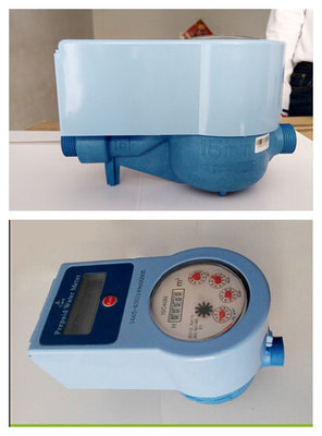 Prepayment Smart Water Meter With Brass Valve Control Low Battery Consuming