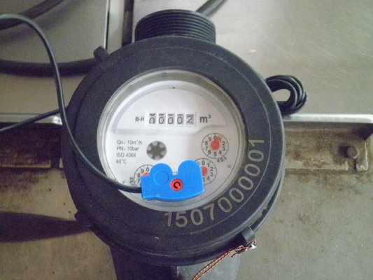 15mm Dry Dial Type Multi Jet Water Meter With Pulse Output Nylon Body